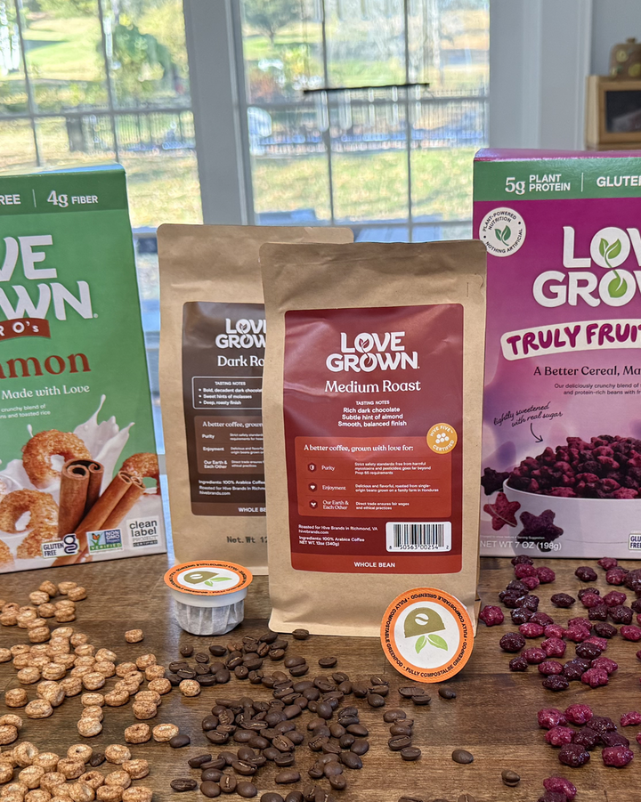 Love Grown Clean Label Certified Gluten-Free Cereals – Love Grown, Inc